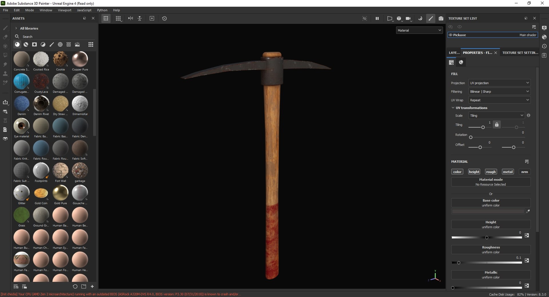 3D Pickaxe - TurboSquid 2144492