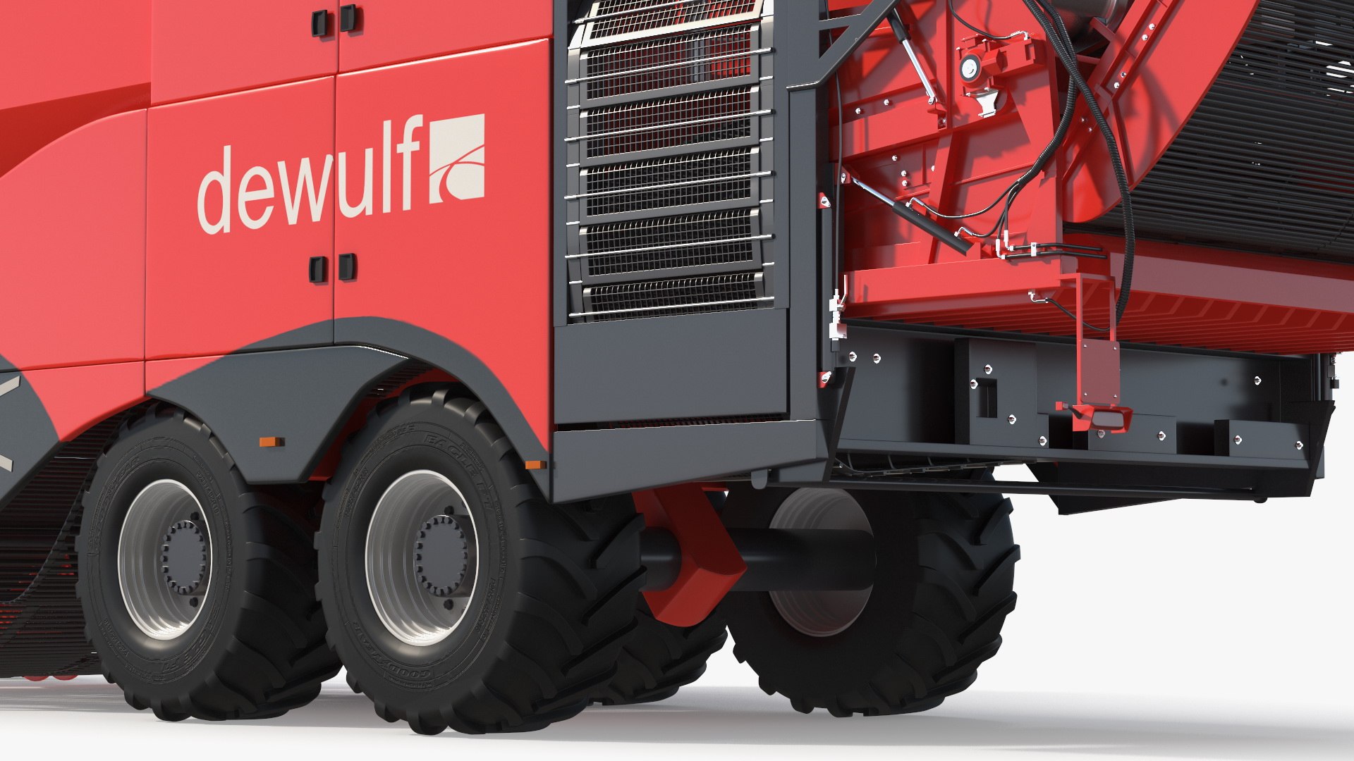 Dewulf Enduro 4-Row Harvester 3D Model - TurboSquid 2040971