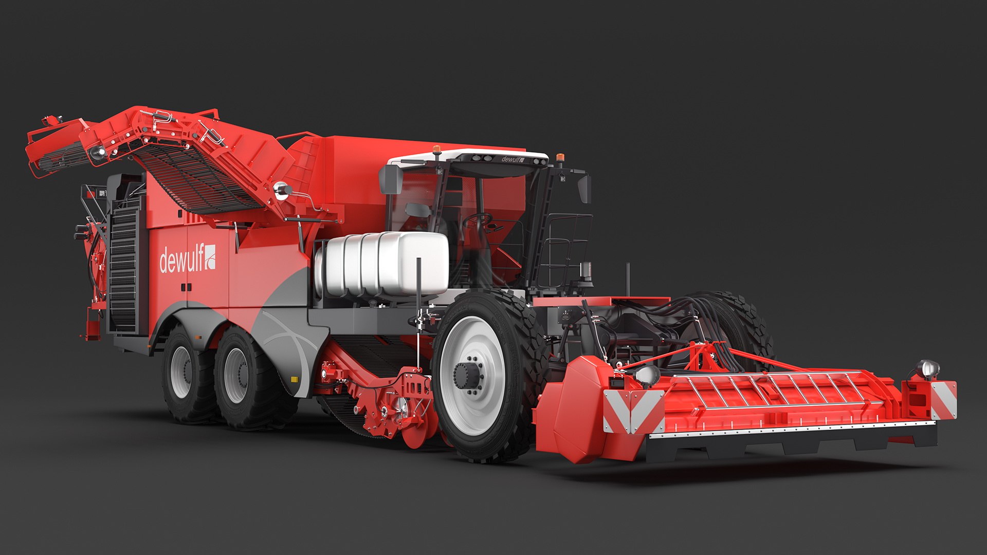 Dewulf Enduro 4-Row Harvester 3D model - TurboSquid 2040971