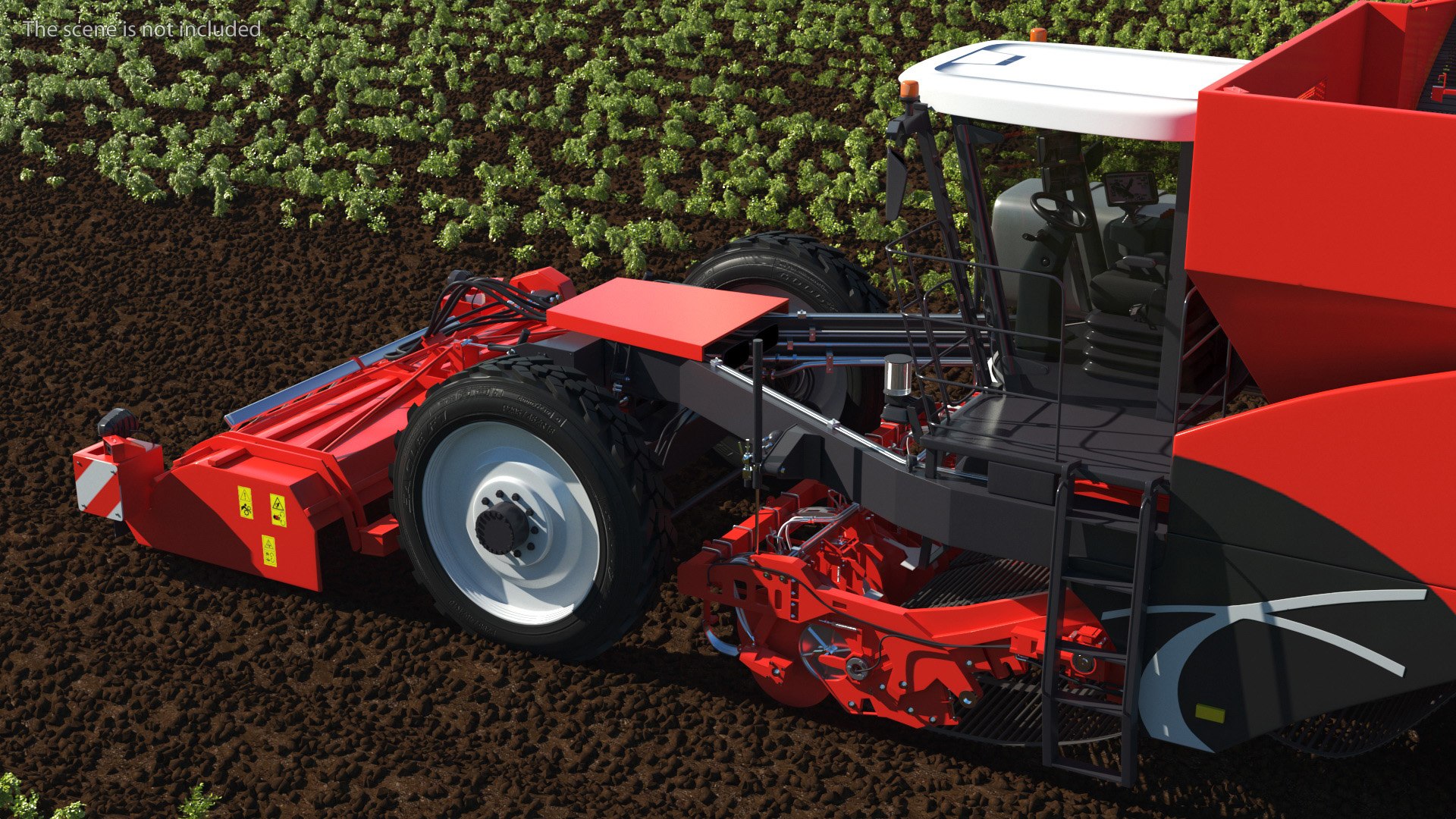 Dewulf Enduro 4-Row Harvester 3D model - TurboSquid 2040971