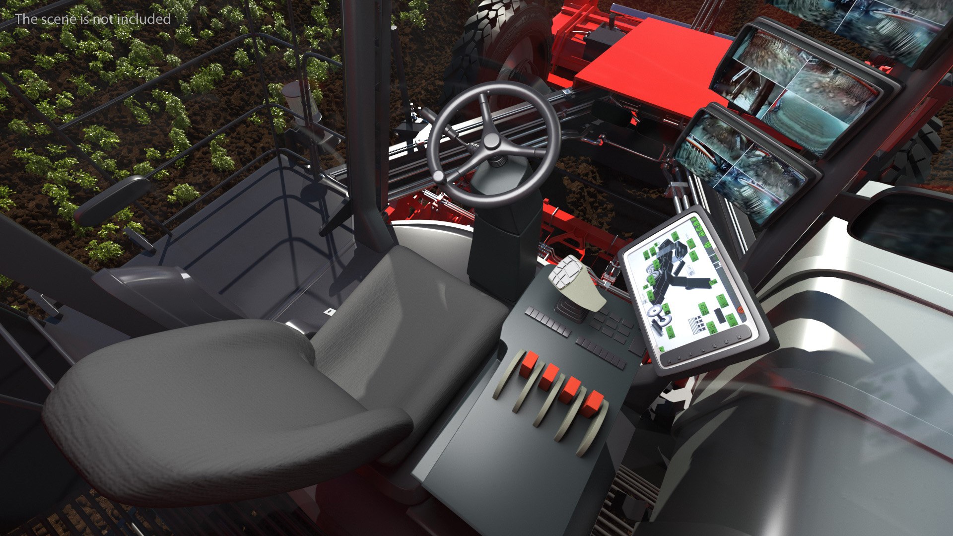 Dewulf Enduro 4-Row Harvester 3D model - TurboSquid 2040971