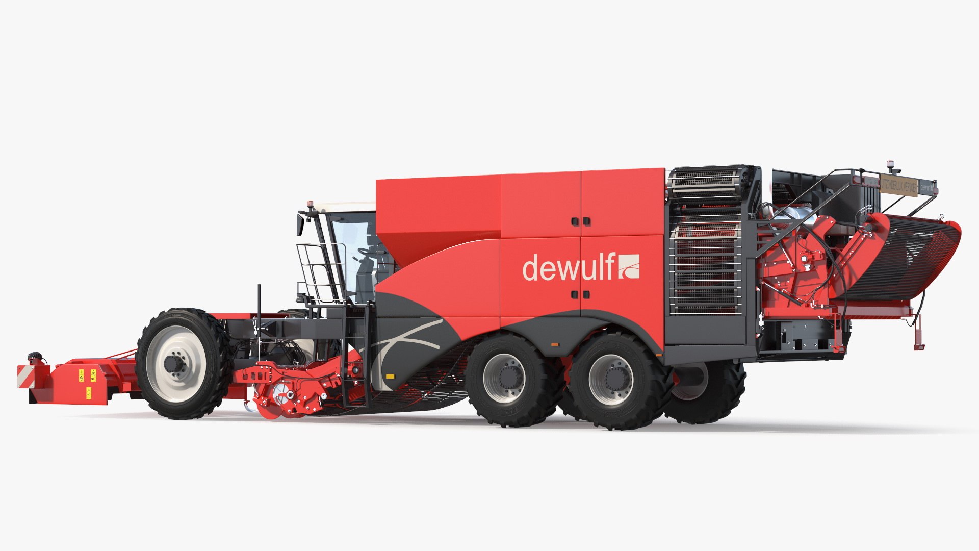 Dewulf Enduro 4-Row Harvester 3D model - TurboSquid 2040971