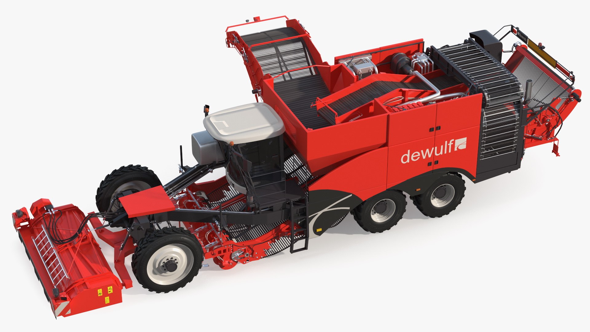Dewulf Enduro 4-Row Harvester 3D model - TurboSquid 2040971