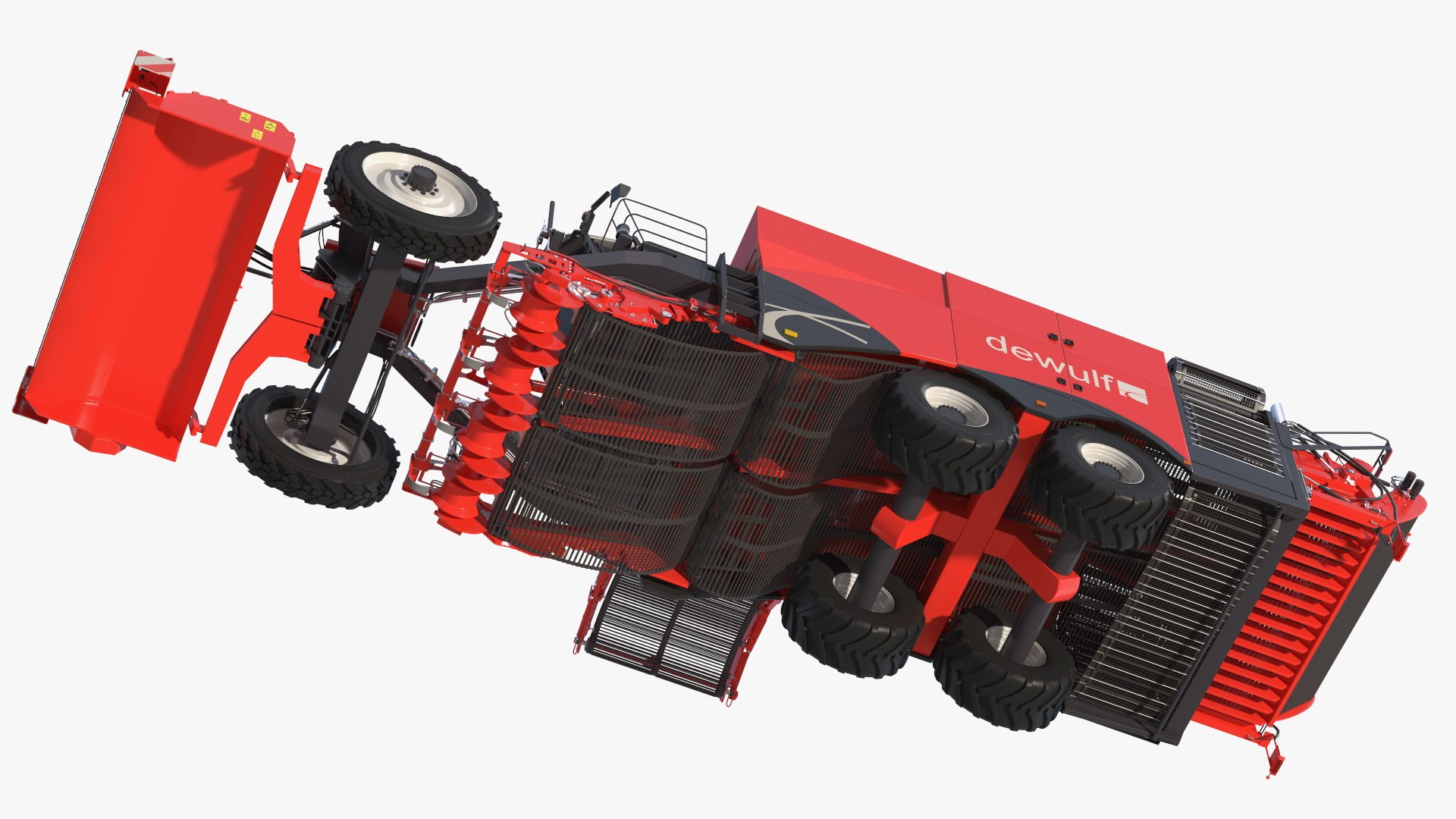 Dewulf Enduro 4-Row Harvester 3D model - TurboSquid 2040971