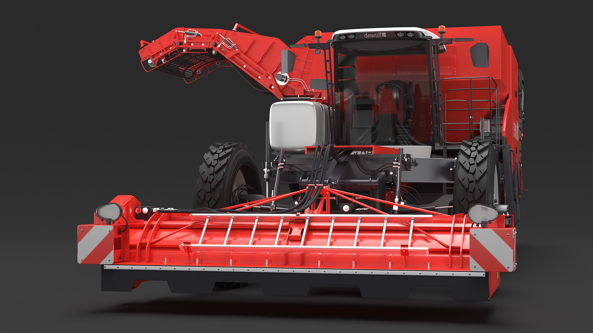 Dewulf Enduro 4-Row Harvester 3D model - TurboSquid 2040971