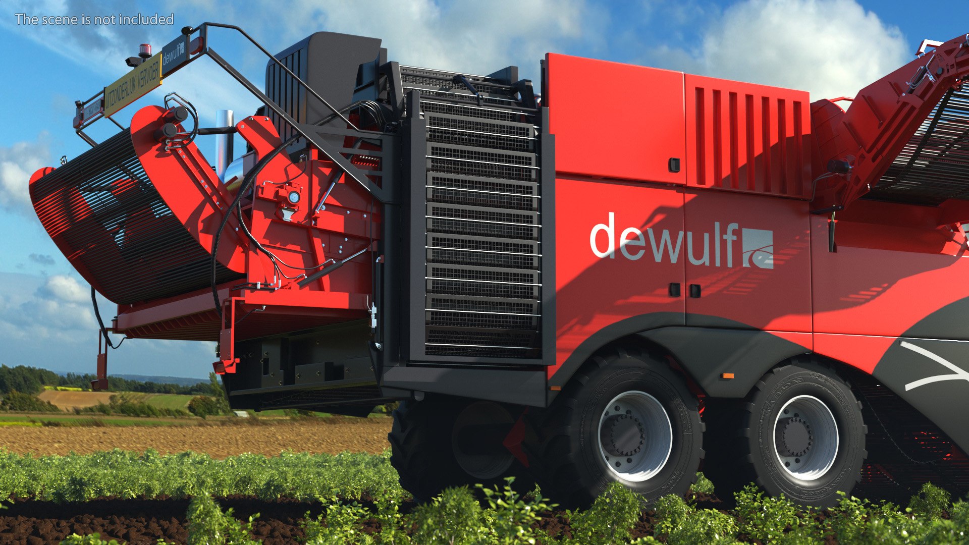 Dewulf Enduro 4-Row Harvester 3D model - TurboSquid 2040971