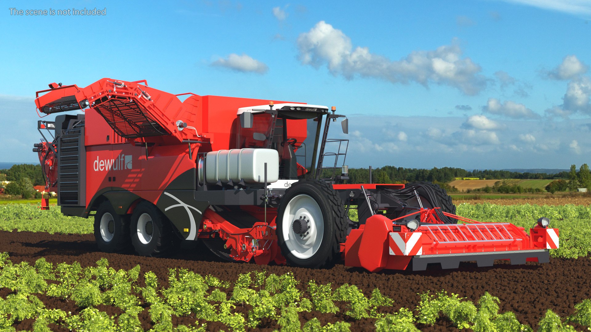 Dewulf Enduro 4-Row Harvester 3D model - TurboSquid 2040971