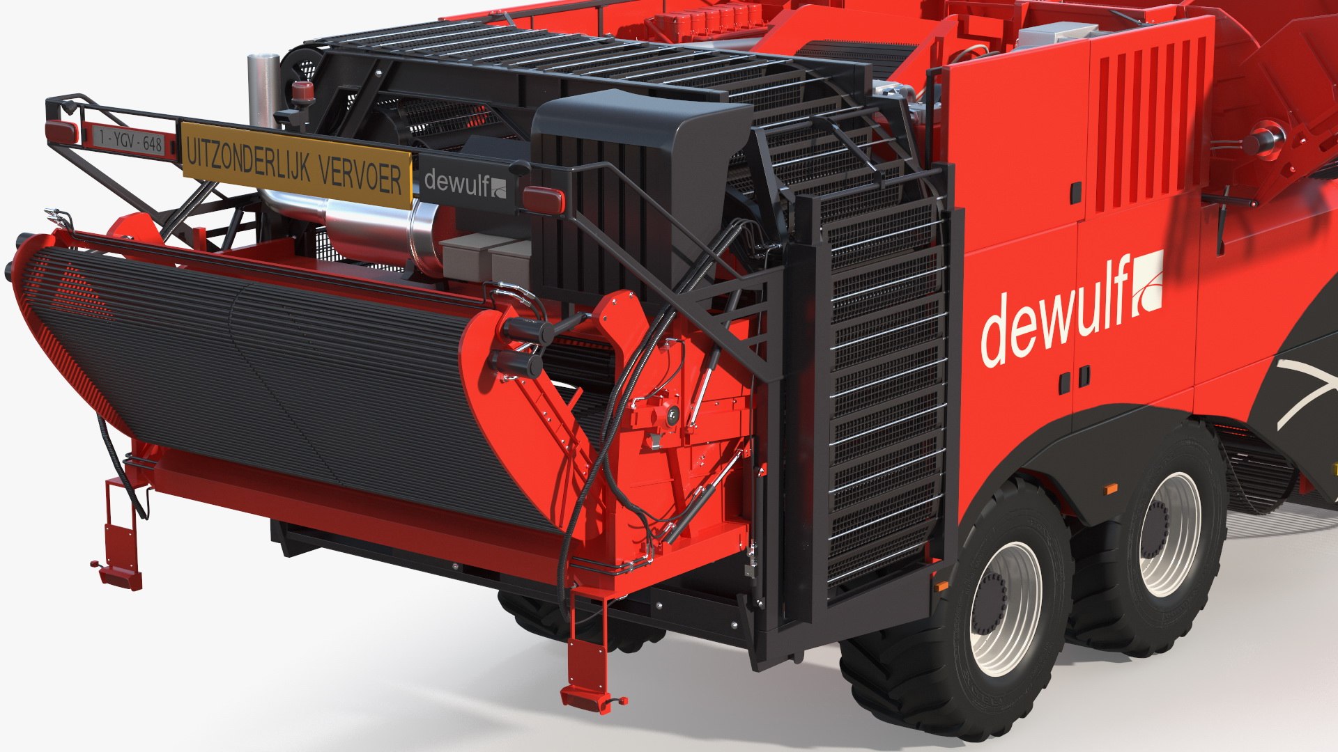 Dewulf Enduro 4-Row Harvester 3D Model - TurboSquid 2040971