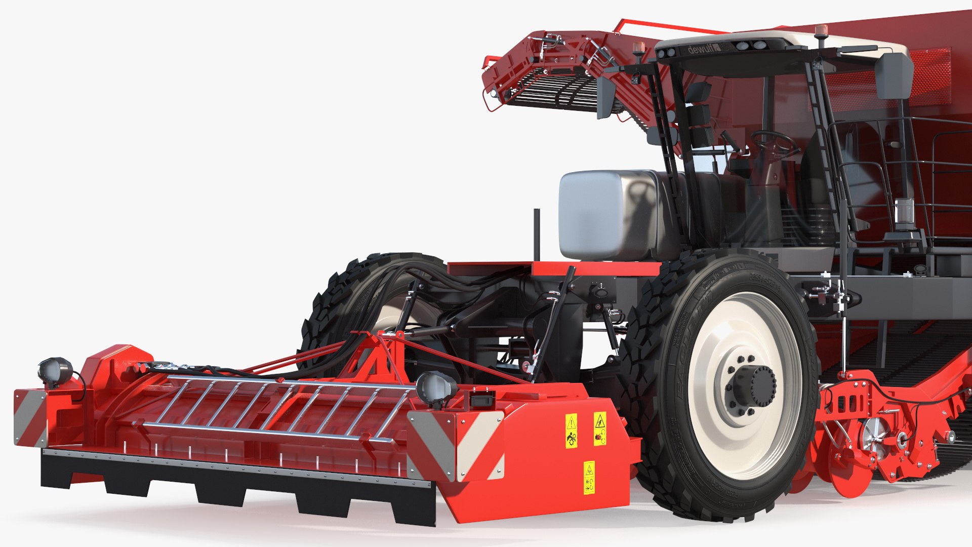 Dewulf Enduro 4-Row Harvester 3D Model - TurboSquid 2040971