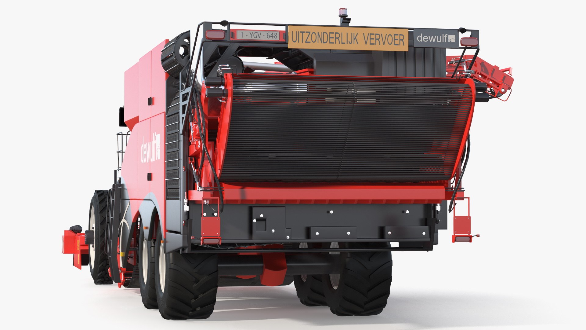 Dewulf Enduro 4-Row Harvester 3D model - TurboSquid 2040971