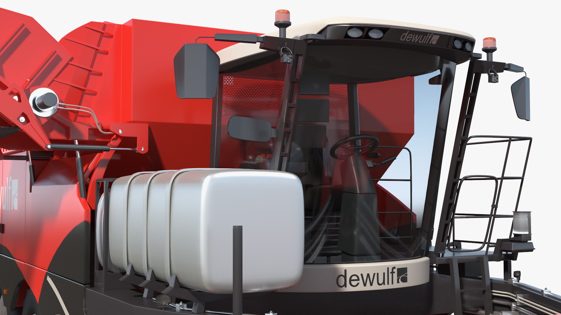 Dewulf Enduro 4-Row Harvester 3D Model - TurboSquid 2040971