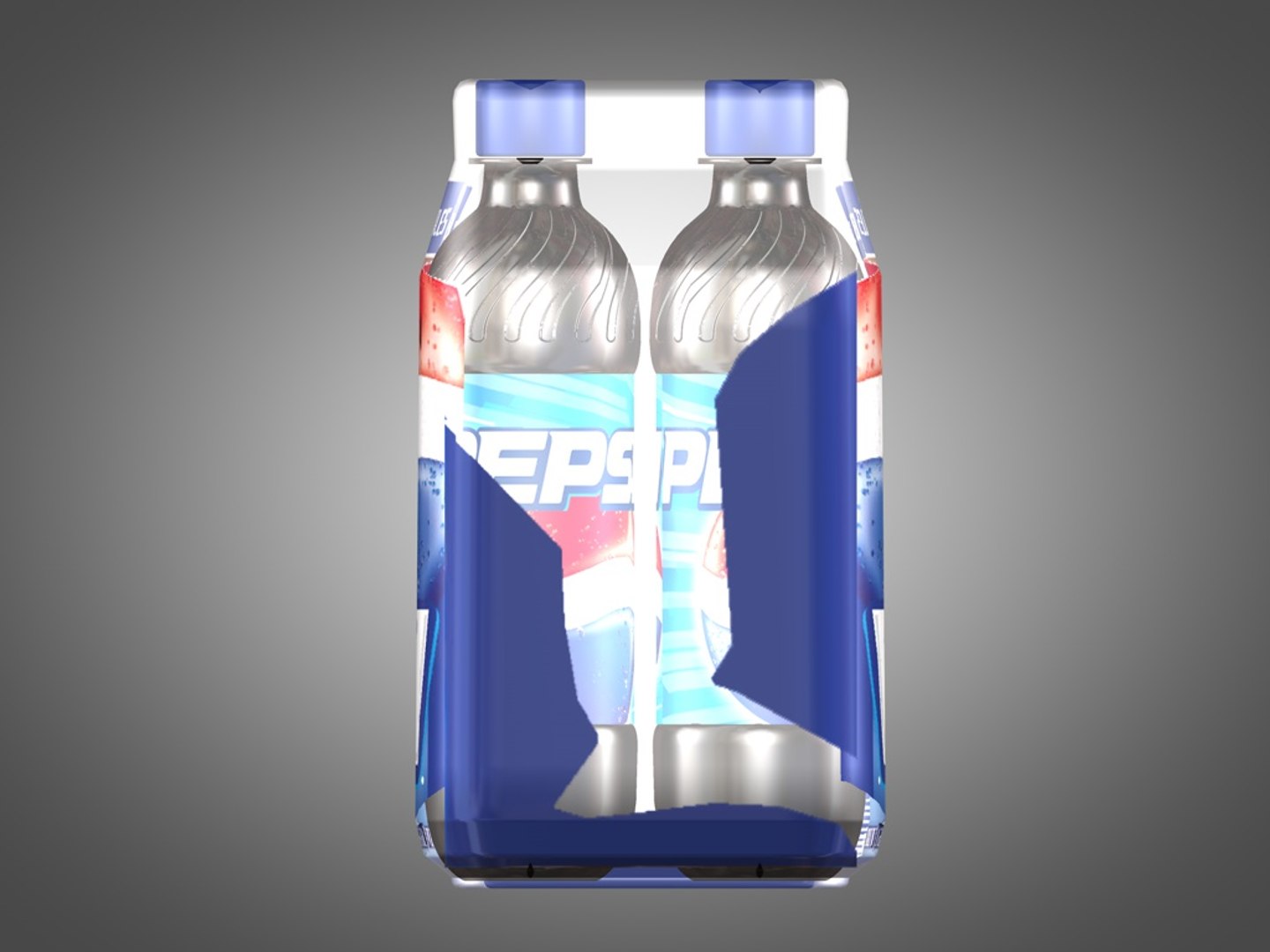 8 Pack Pepsi 3d Model