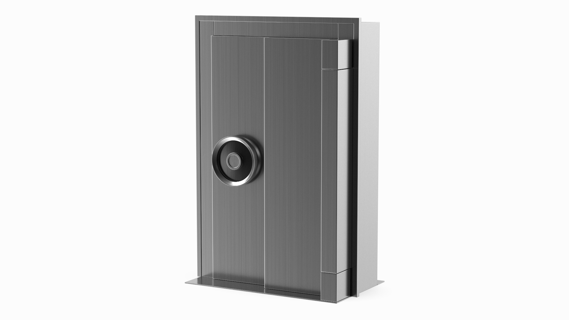 Vault Room Iron Door Model - TurboSquid 2352122