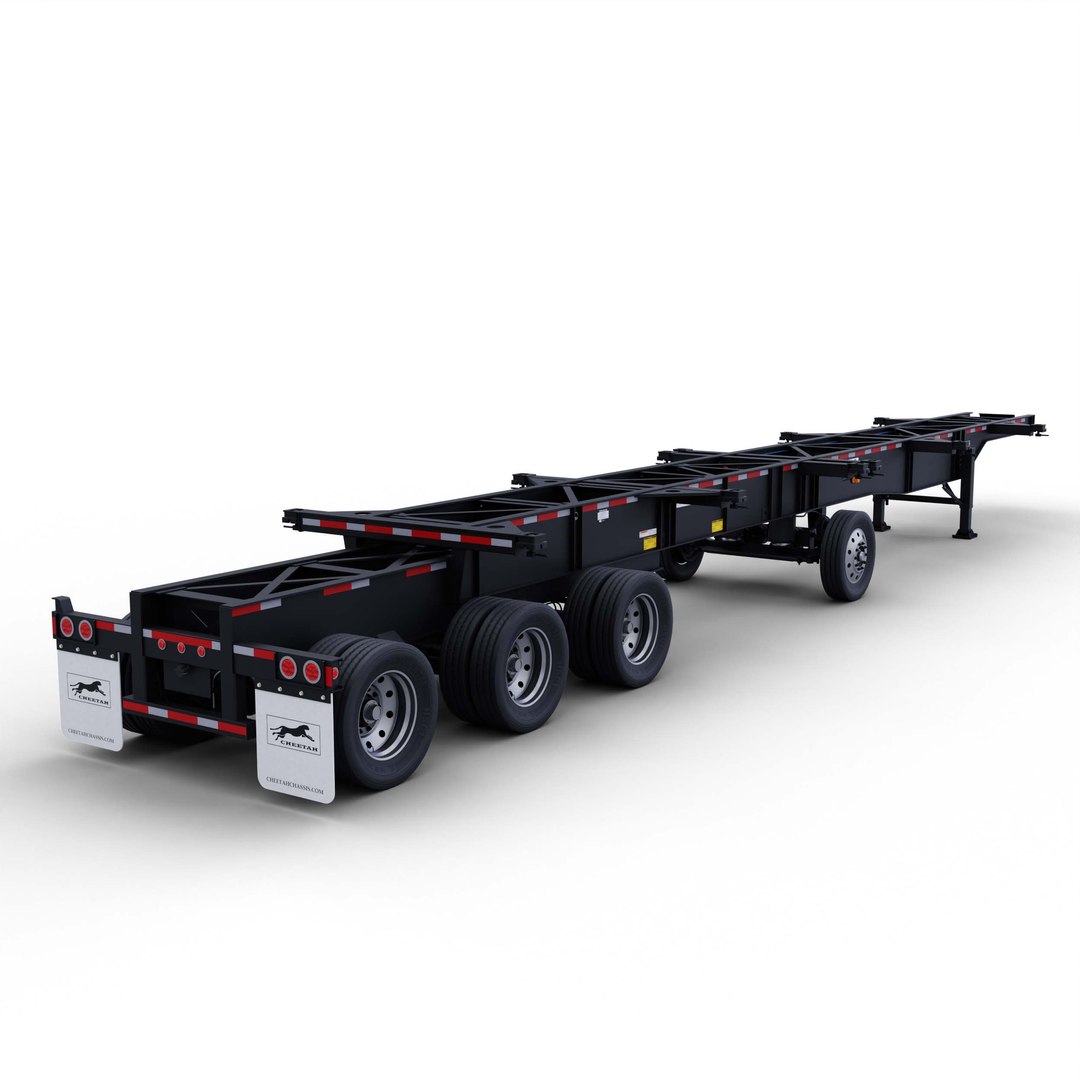 3D Cheetah 46-53 Extendable 4 Axles - TurboSquid 2286318