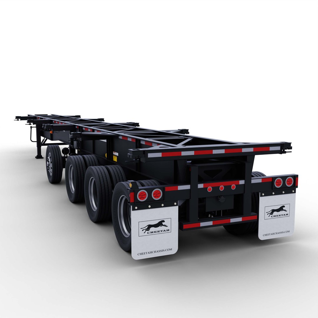 3D Cheetah 46-53 Extendable 4 Axles - TurboSquid 2286318