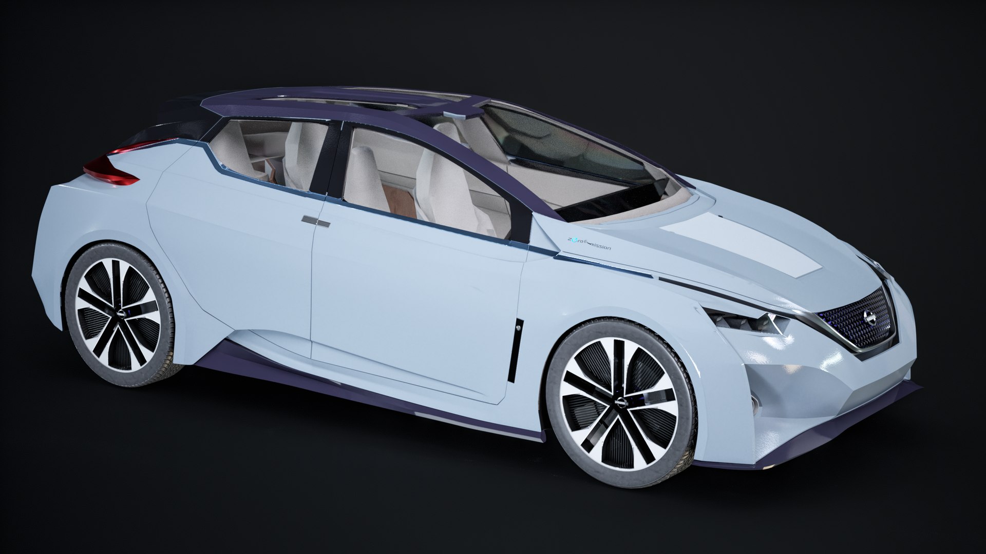 Nissan IDS Concept PBR 3D model - TurboSquid 2086244