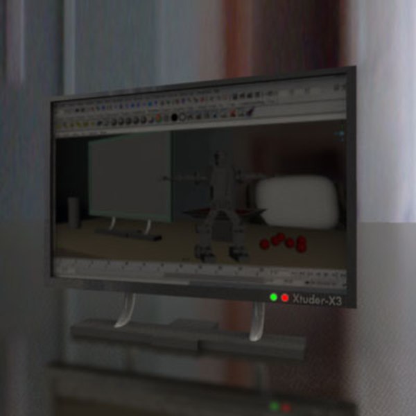 3d monitor model