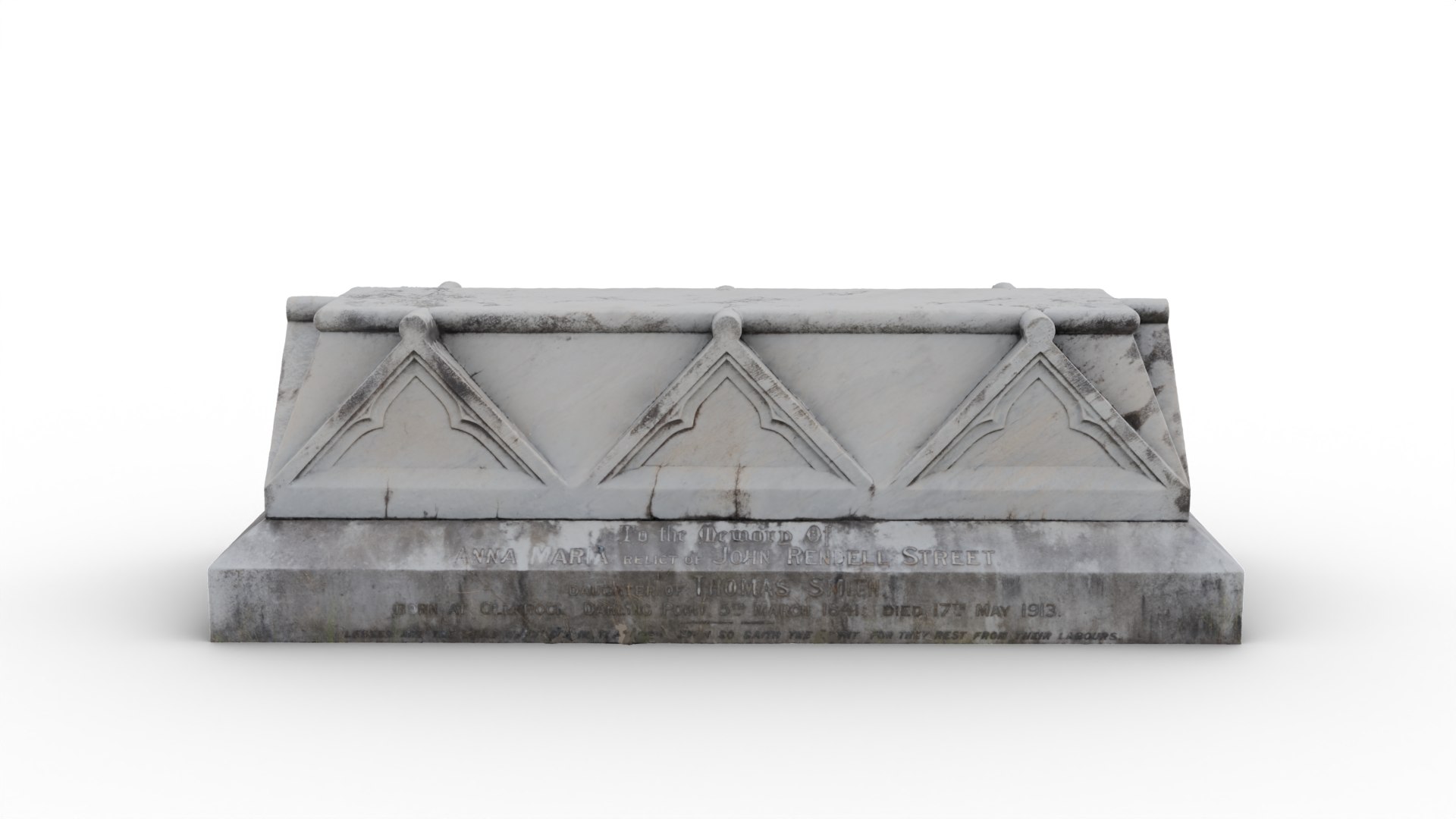 Gravestone Bundle 3D - TurboSquid 2380415