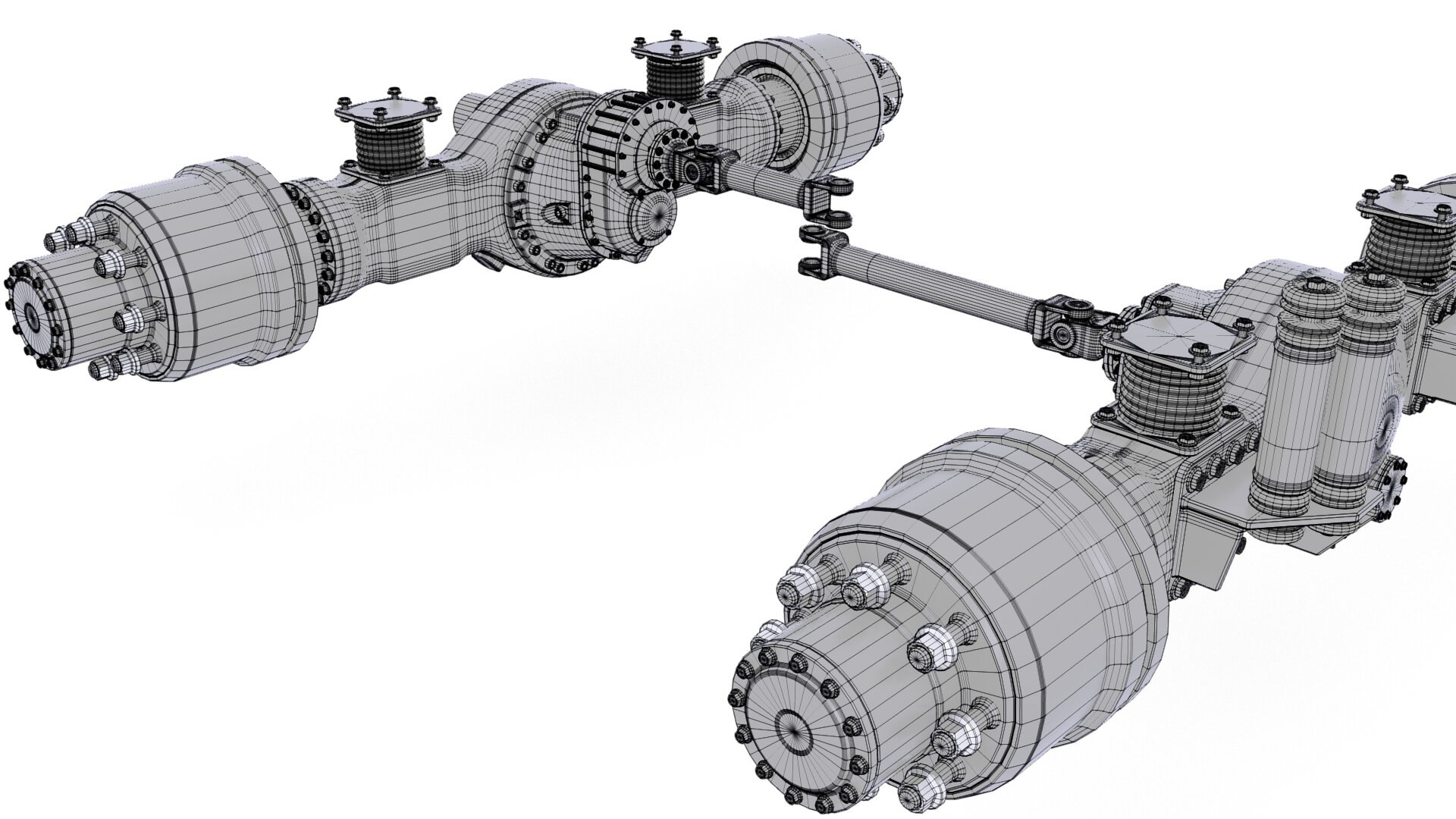 Suspension Axle Rear 3D Model - TurboSquid 1581255