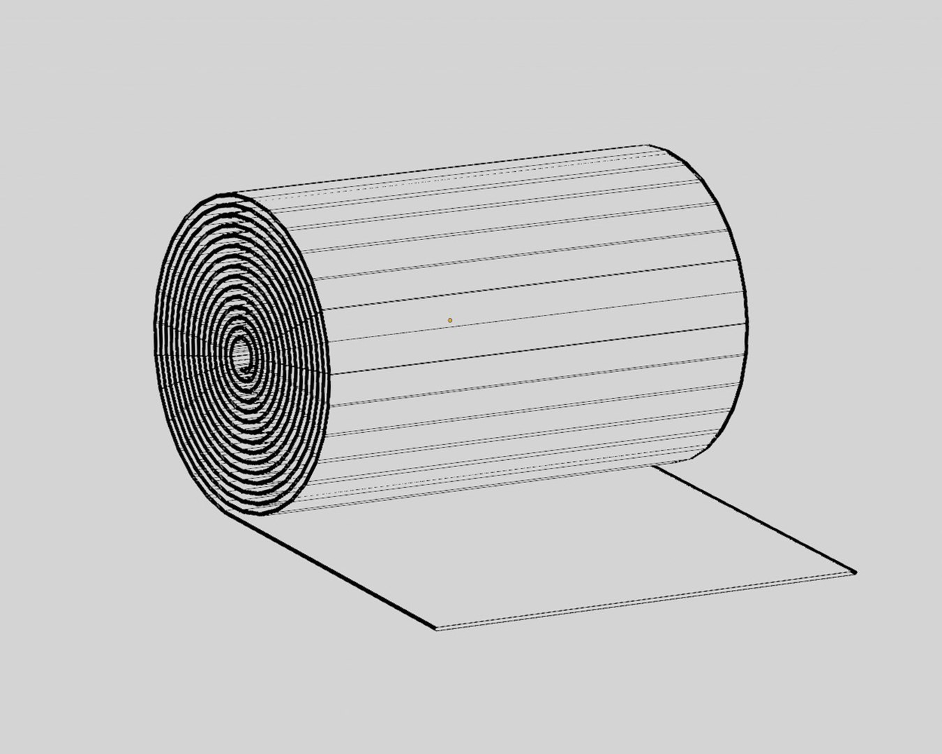 3D Wrapping Paper Roll - TurboSquid 2272447