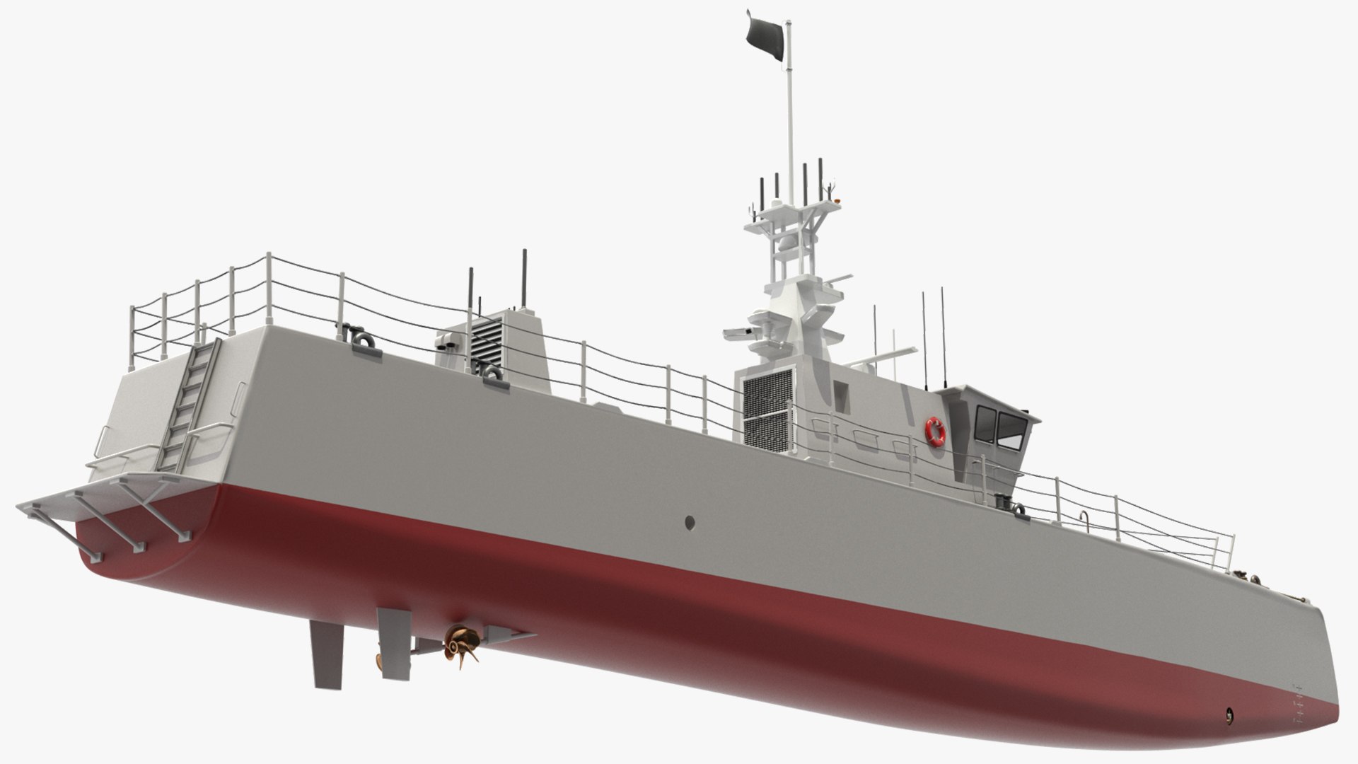 3D unmanned ship model - TurboSquid 1704132