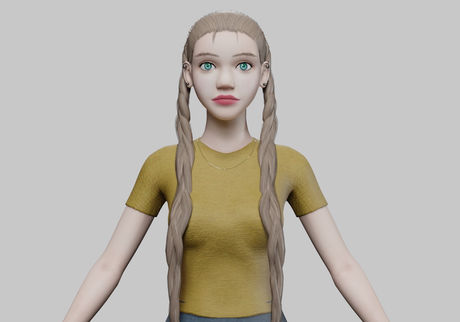 3D Model Pretty Standard Woman V34230 - TurboSquid 2266187