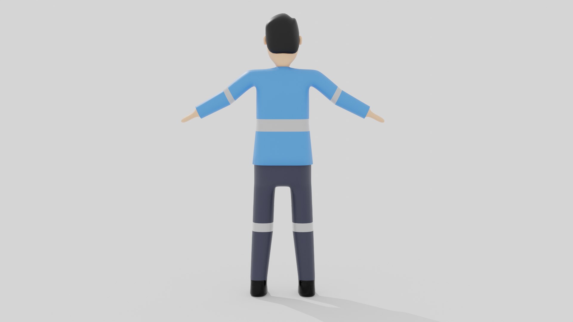 Poly Man Character with Clothes Low-poly model - TurboSquid 2181151