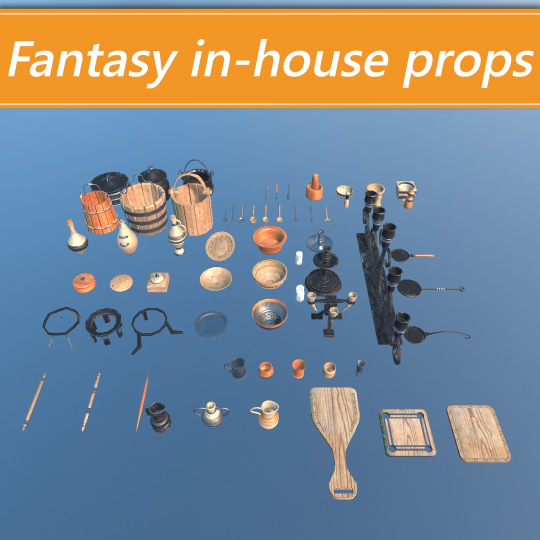 Fantasy Interior Props 3D Model - TurboSquid 2019376