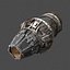sci fi jet engine 3d model