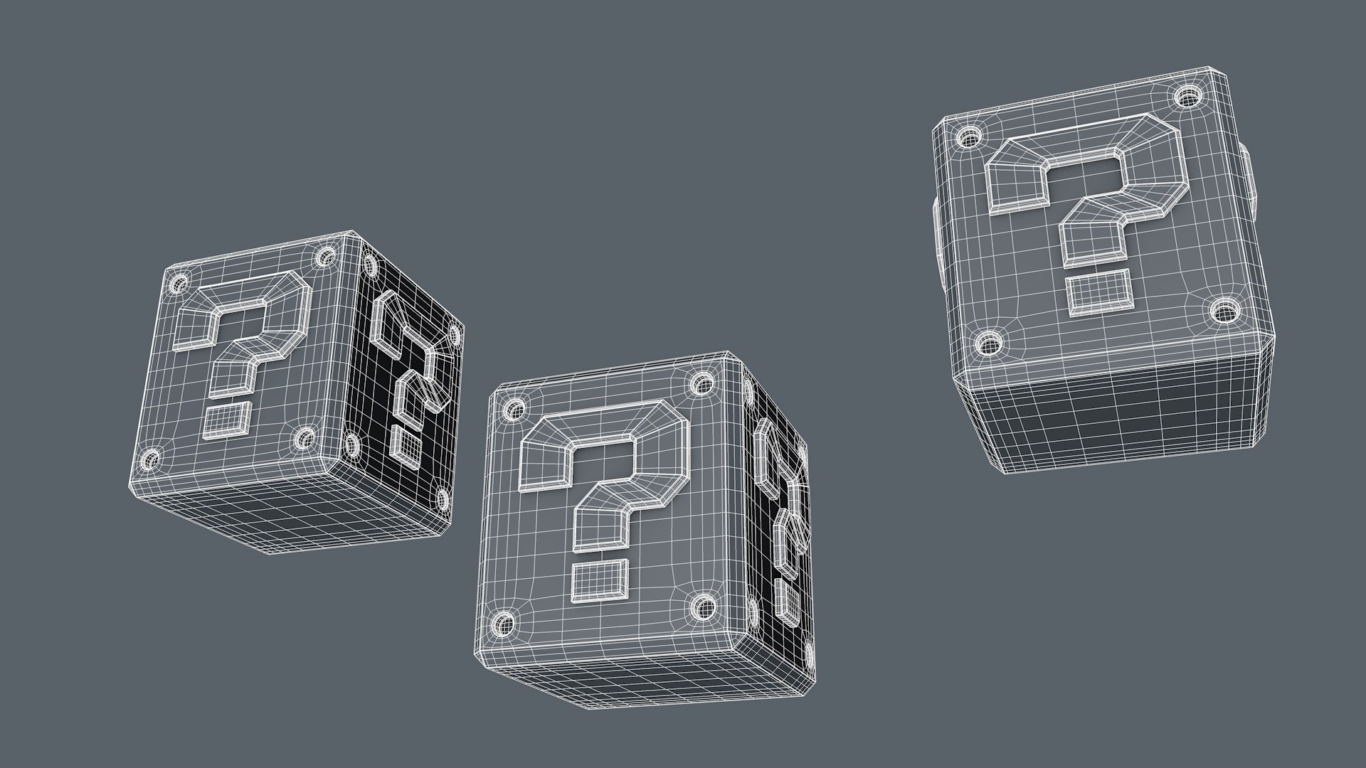 Mario Cube 3D - TurboSquid 1625728