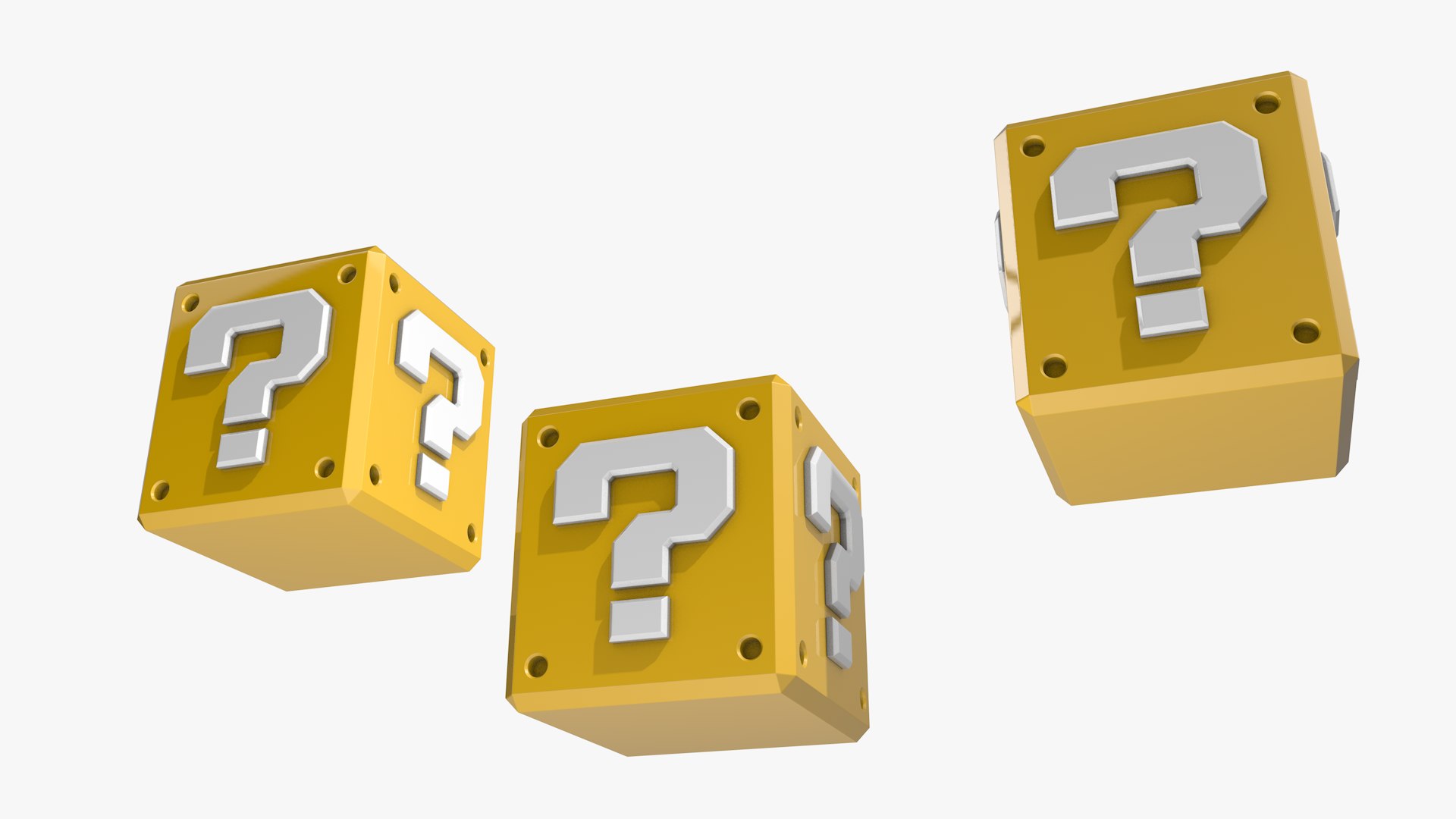 Mario Cube 3D - TurboSquid 1625728