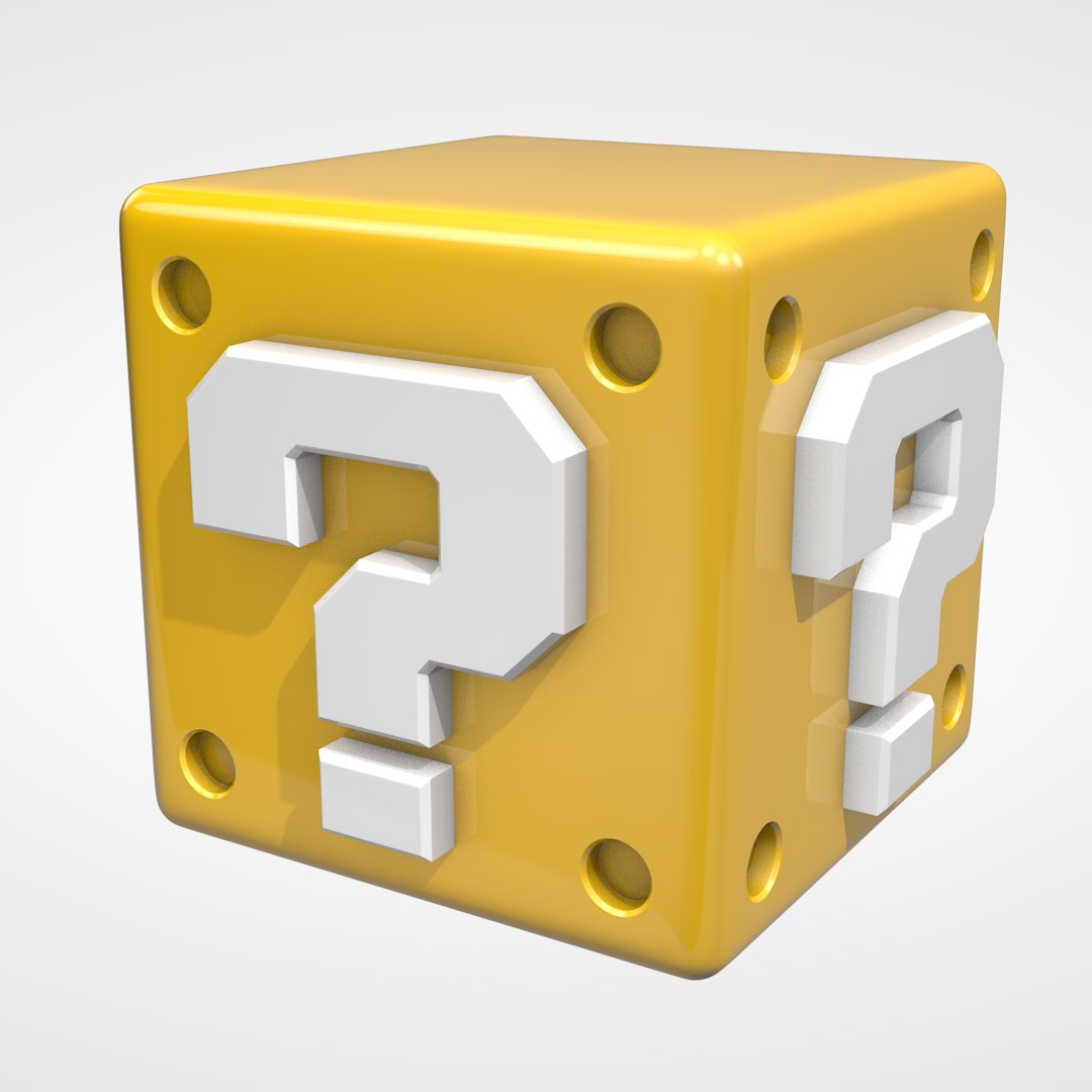 Mario cube 3D - TurboSquid 1625728