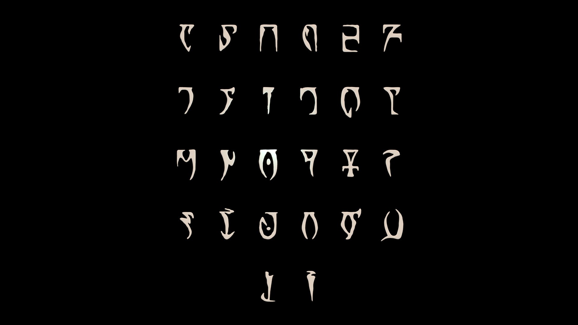 3D 3D Alien Alphabet - Mega Pack - TurboSquid 2336101