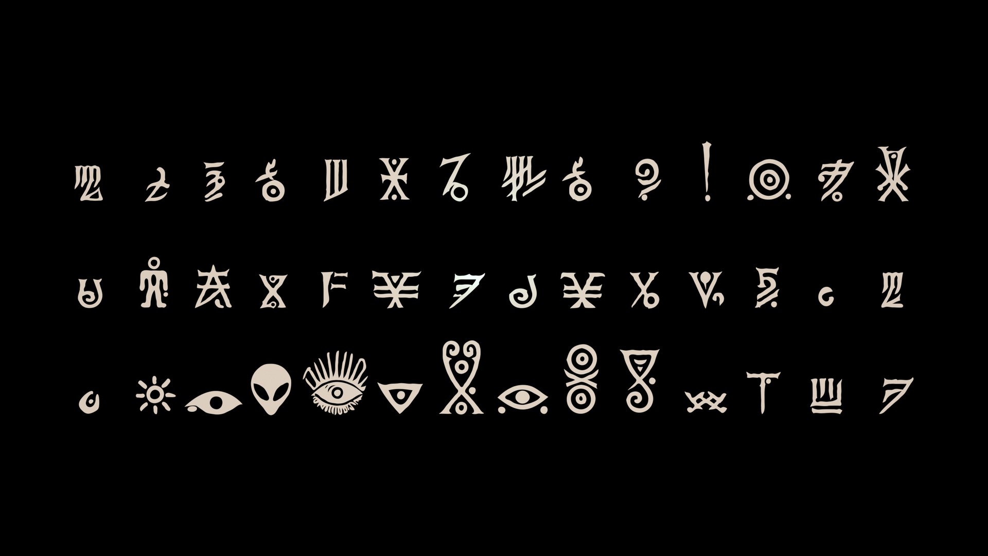 3D 3D Alien Alphabet - Mega Pack - TurboSquid 2336101