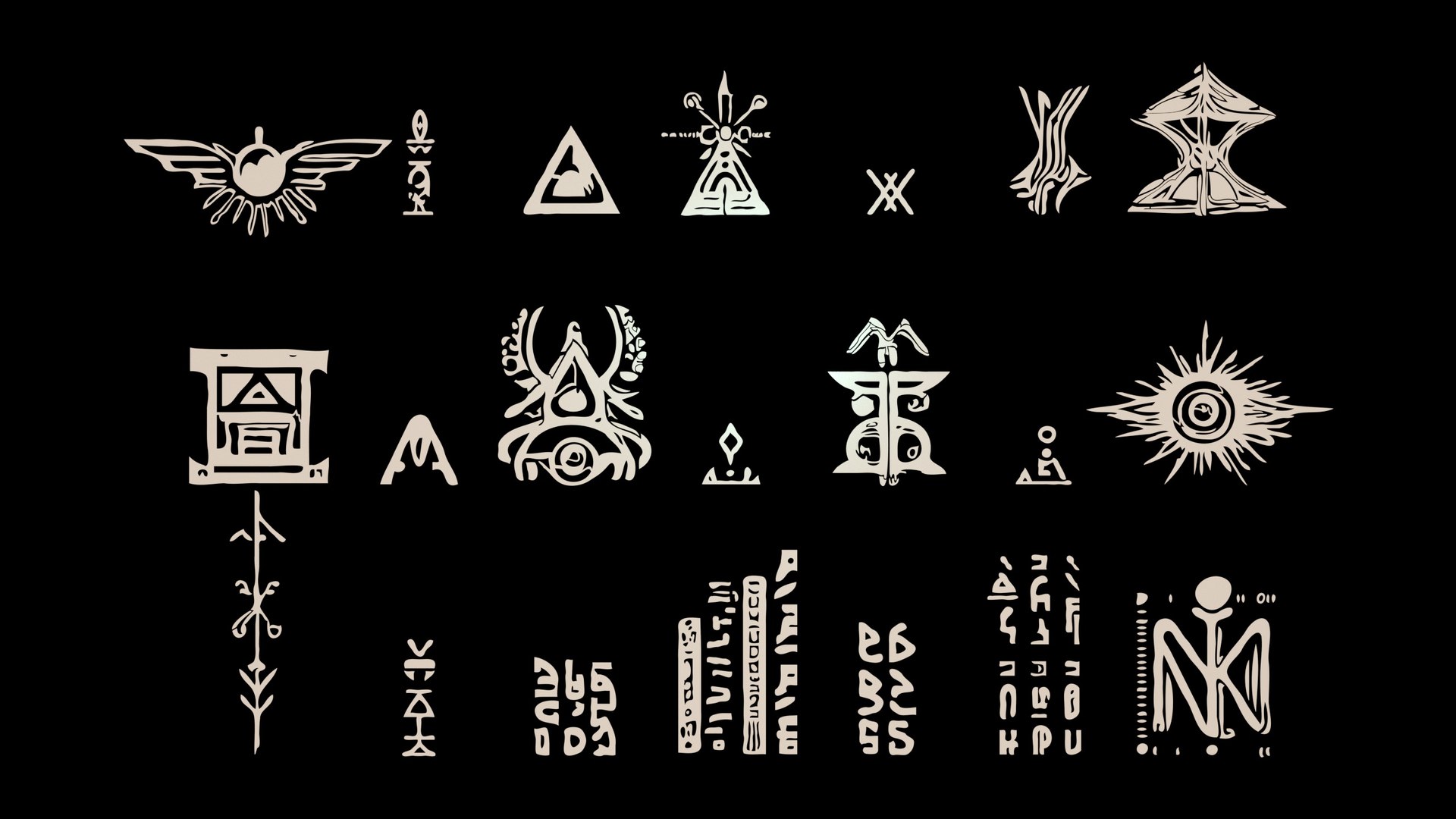 3D 3D Alien Alphabet - Mega Pack - TurboSquid 2336101