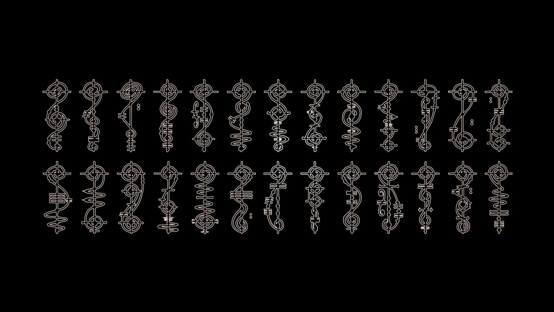 3D 3D Alien Alphabet - Mega Pack - TurboSquid 2336101