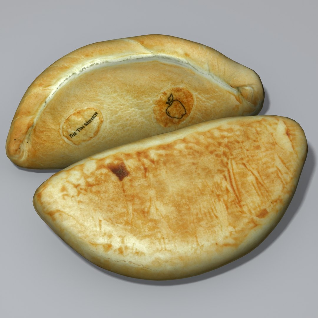 3d Tin Miner Pasty Model