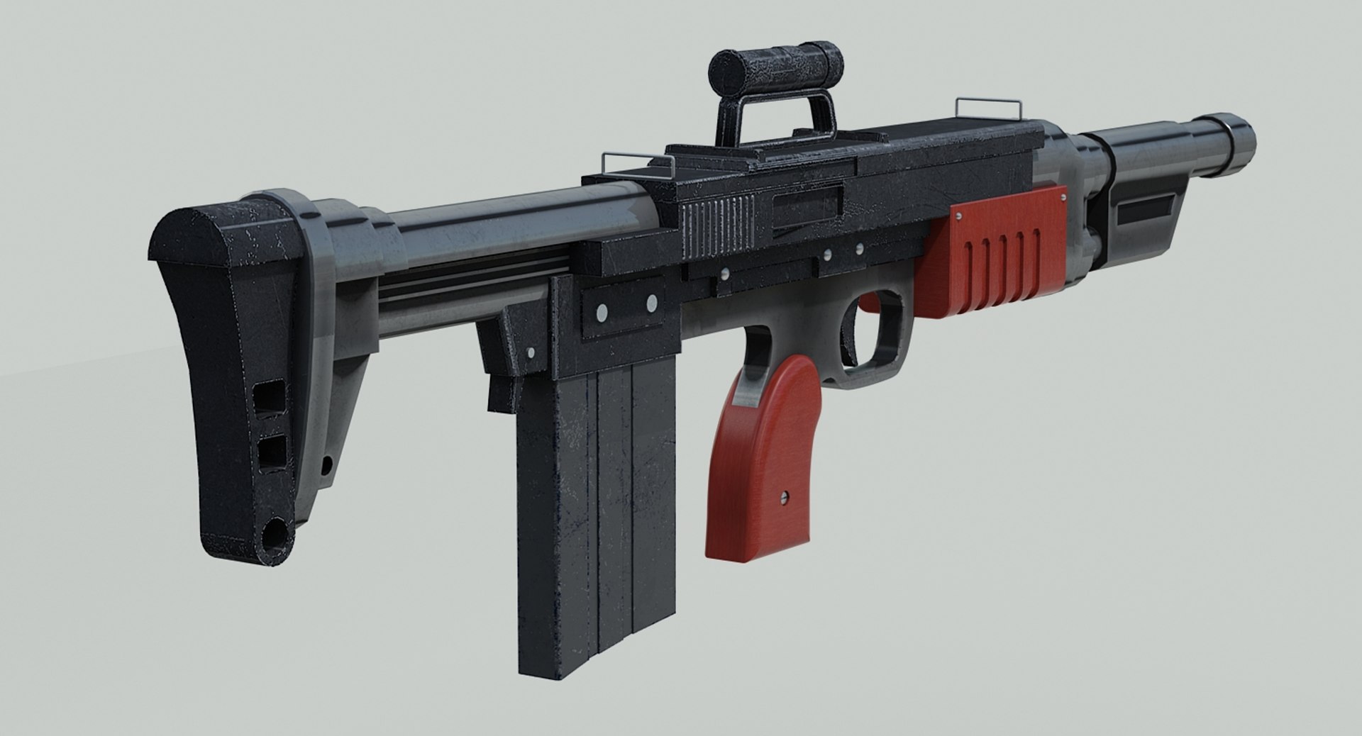 3D Tactical Assault Rifle Concept Model - TurboSquid 1299669