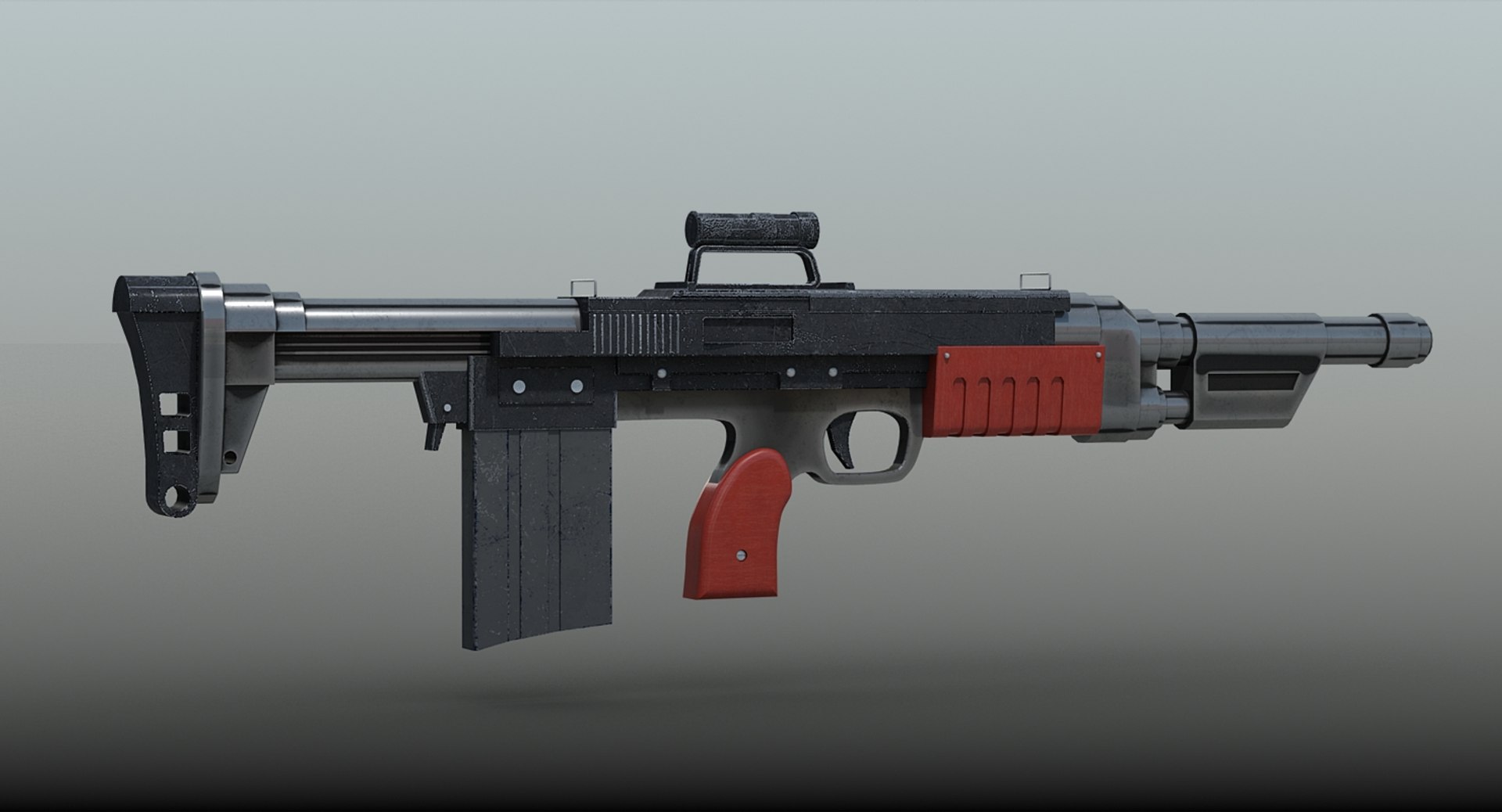 3D Tactical Assault Rifle Concept Model - TurboSquid 1299669