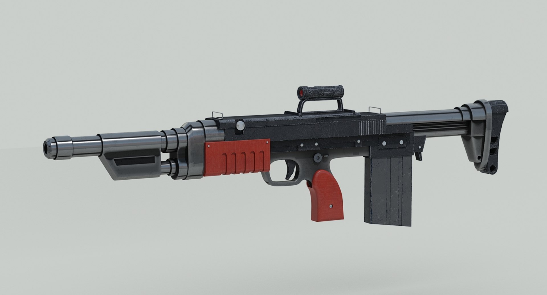 3D Tactical Assault Rifle Concept Model - TurboSquid 1299669