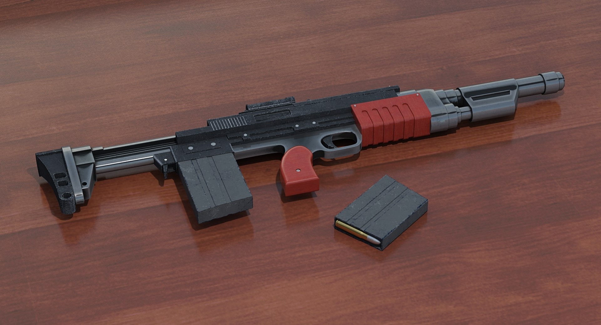 3D Tactical Assault Rifle Concept Model - TurboSquid 1299669