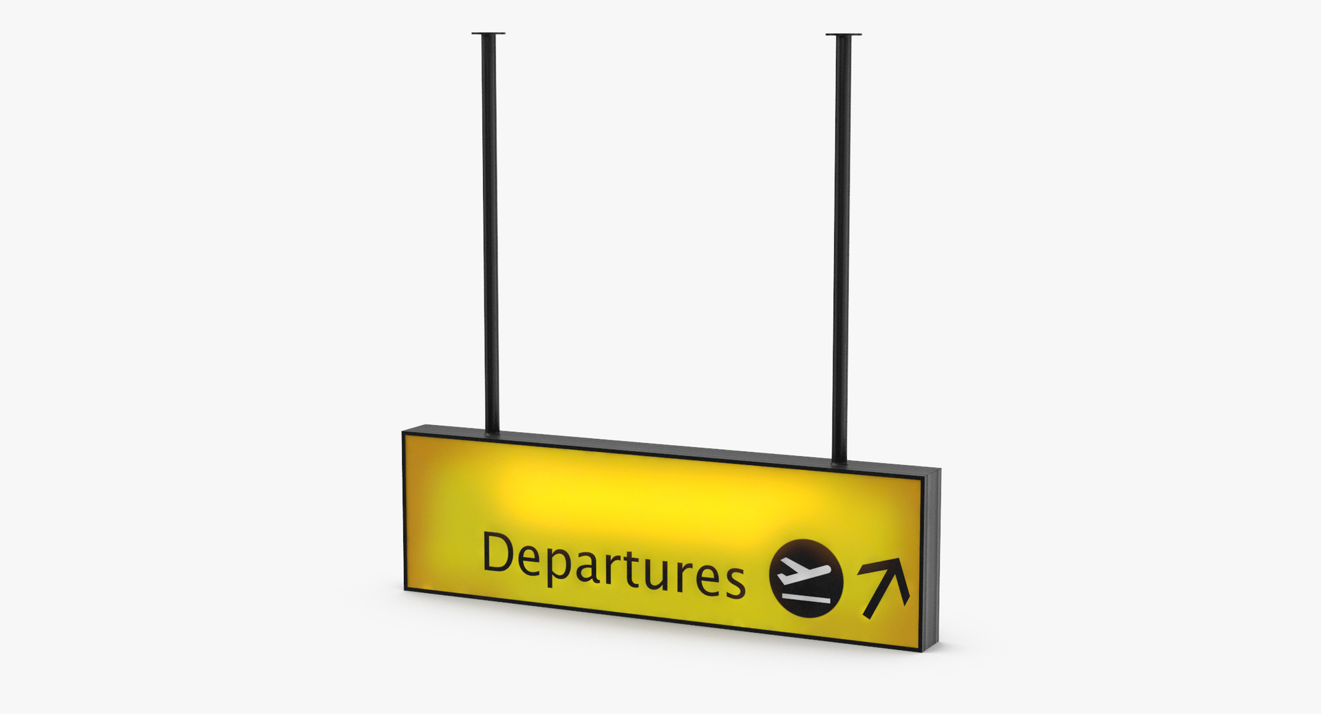 3D Airport Departures Sign | 1145629 | TurboSquid