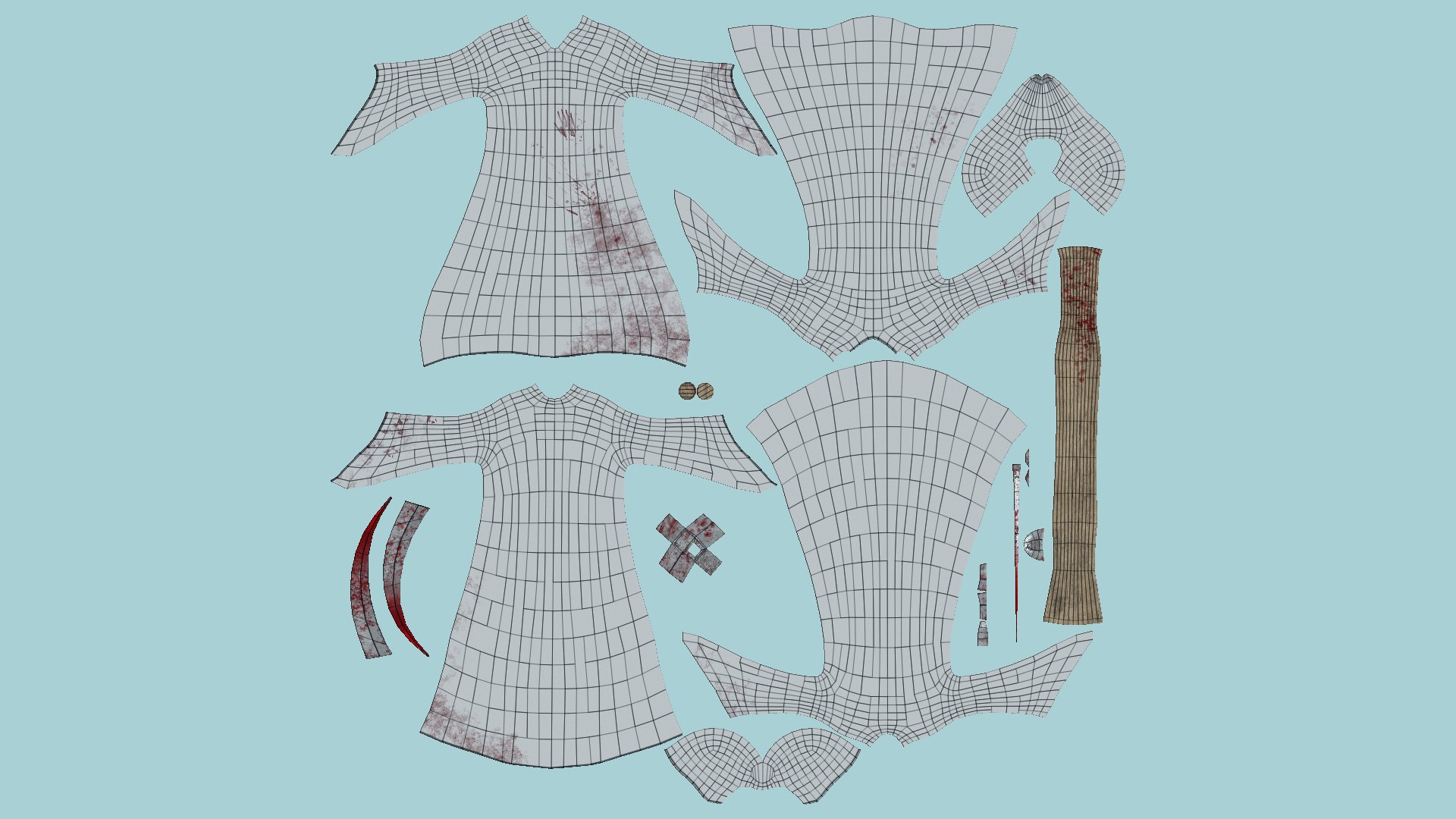 3D Grim Reaper Costume A04 Death Angel - Character Design Model ...