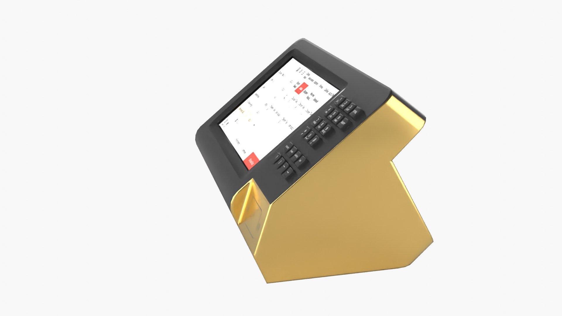 3D Cash Register Model - TurboSquid 1845791