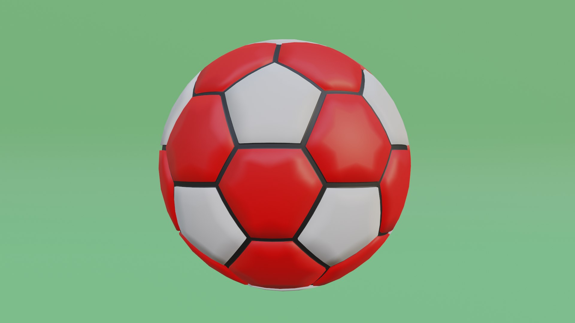 Red Soccer Ball Model - TurboSquid 2057704