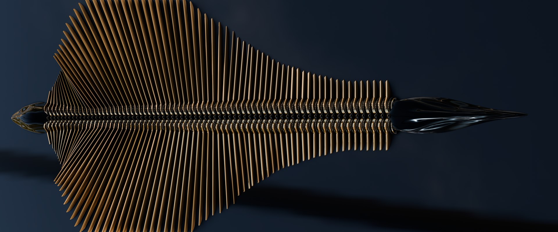 Kinetic Parametric Stingray Sculpture Replica 3D model - TurboSquid 2167365