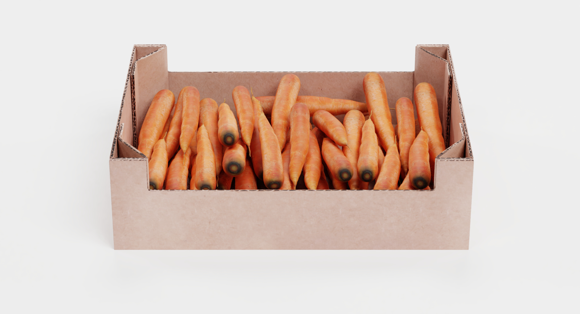 3D Carrots Box Model - TurboSquid 1405406