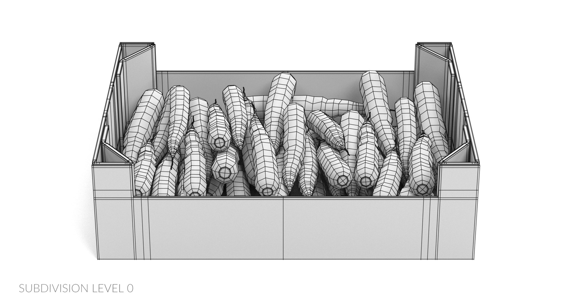 3D Carrots Box Model - TurboSquid 1405406