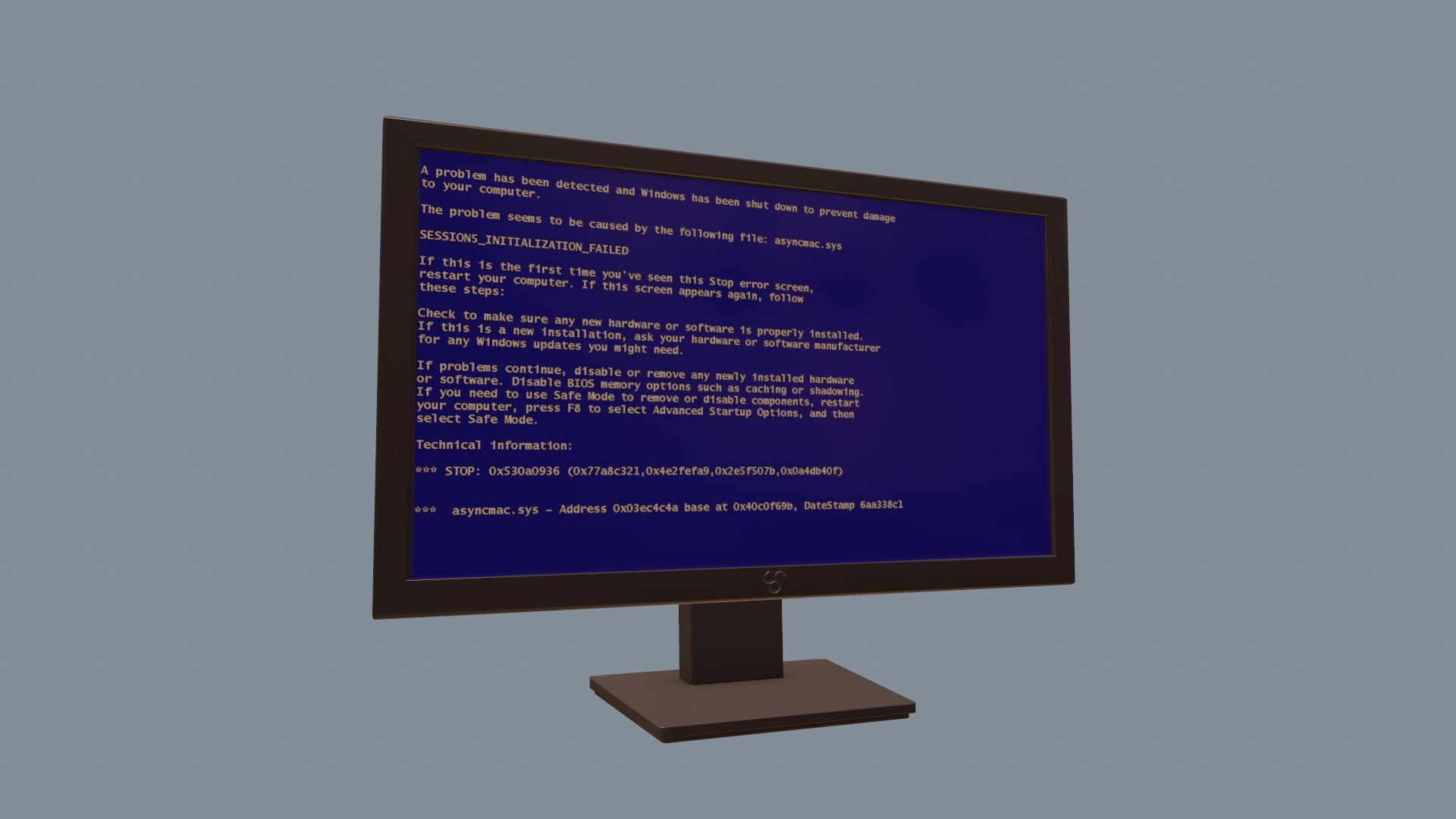Monitor - Pbr Ready 3d Model