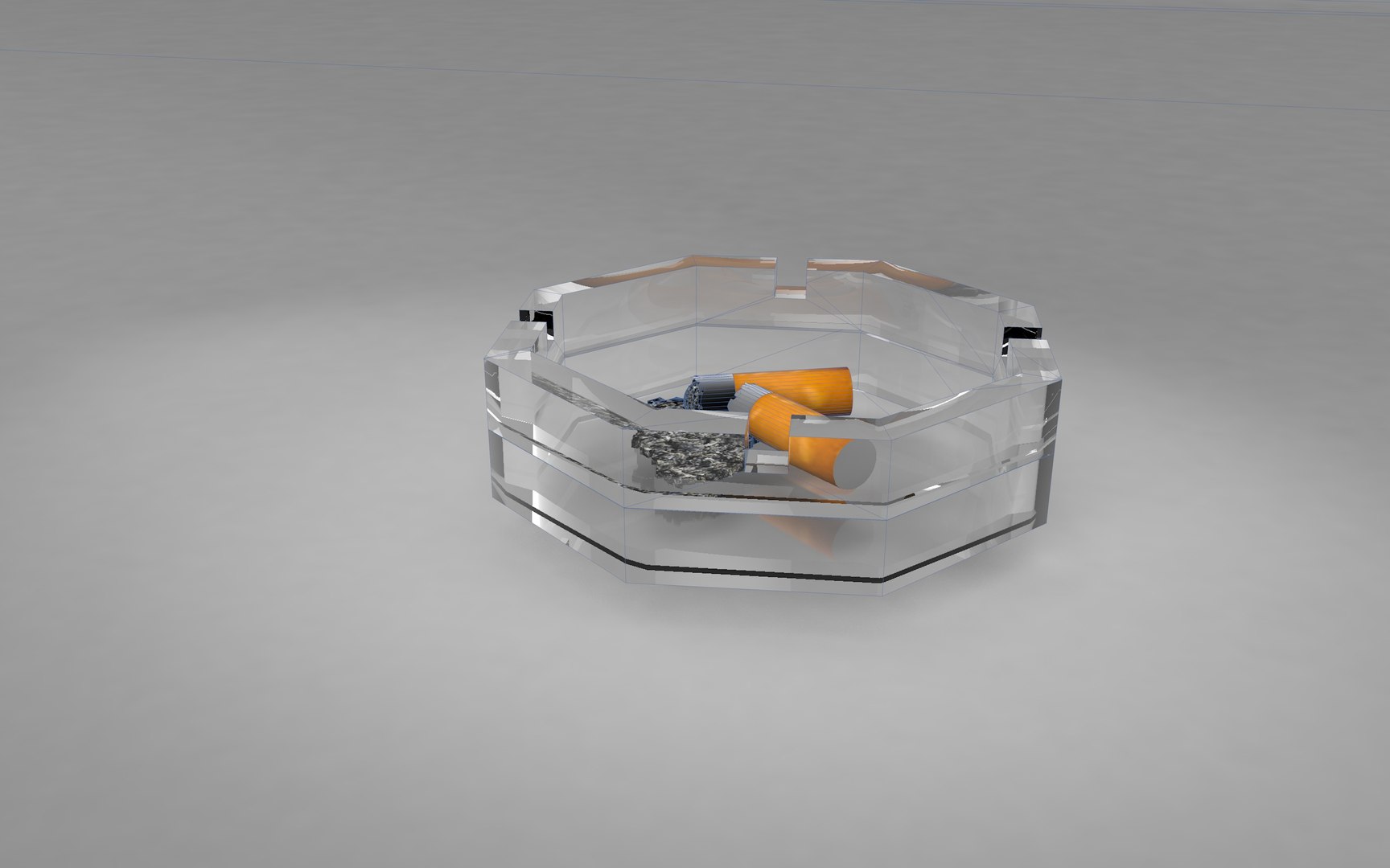 Ashtray 3D Model - TurboSquid 1812396